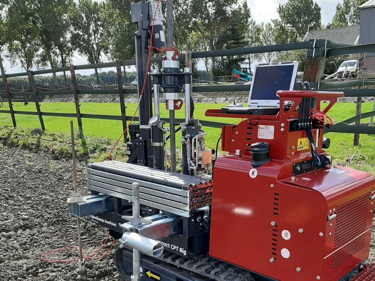 Eijkelkamp GeoPoint Compact CPT Rig - Borehole Solutions Ltd